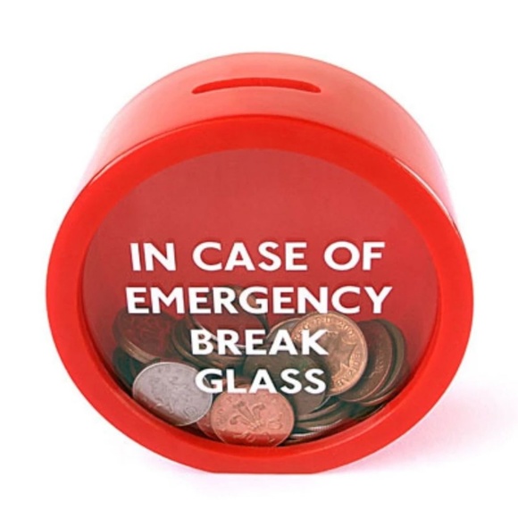Accents | Break Glass In Case Of Emergency Coin Bank | Poshmark